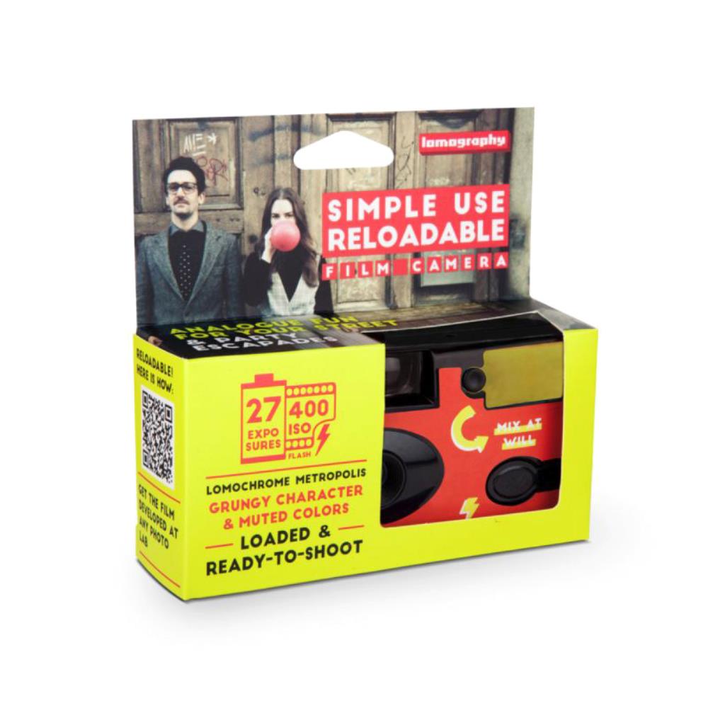 Lomography Fotocamera Simple Use Ricaricabile LomoChrome Metropolis ...
